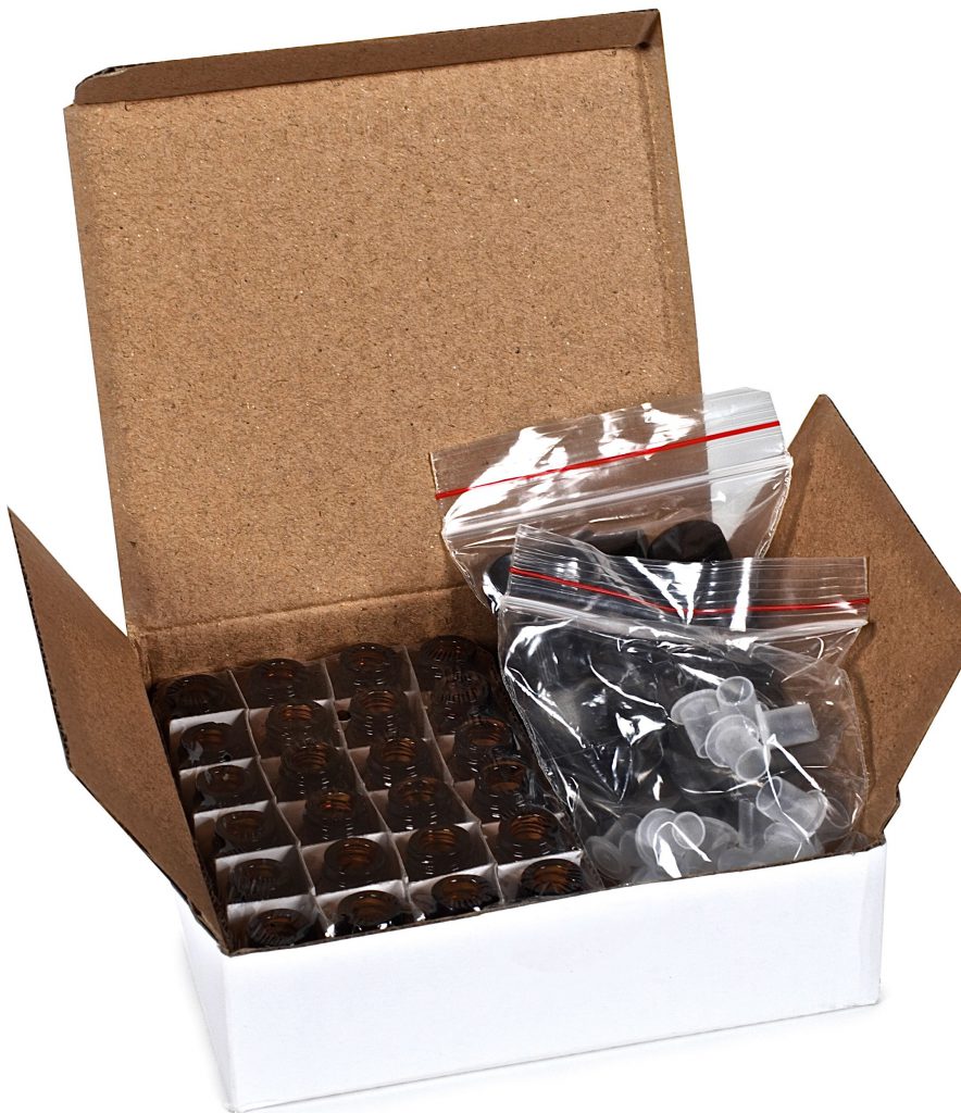 Glass Bottle With Orifice Reducers | Vivaplex